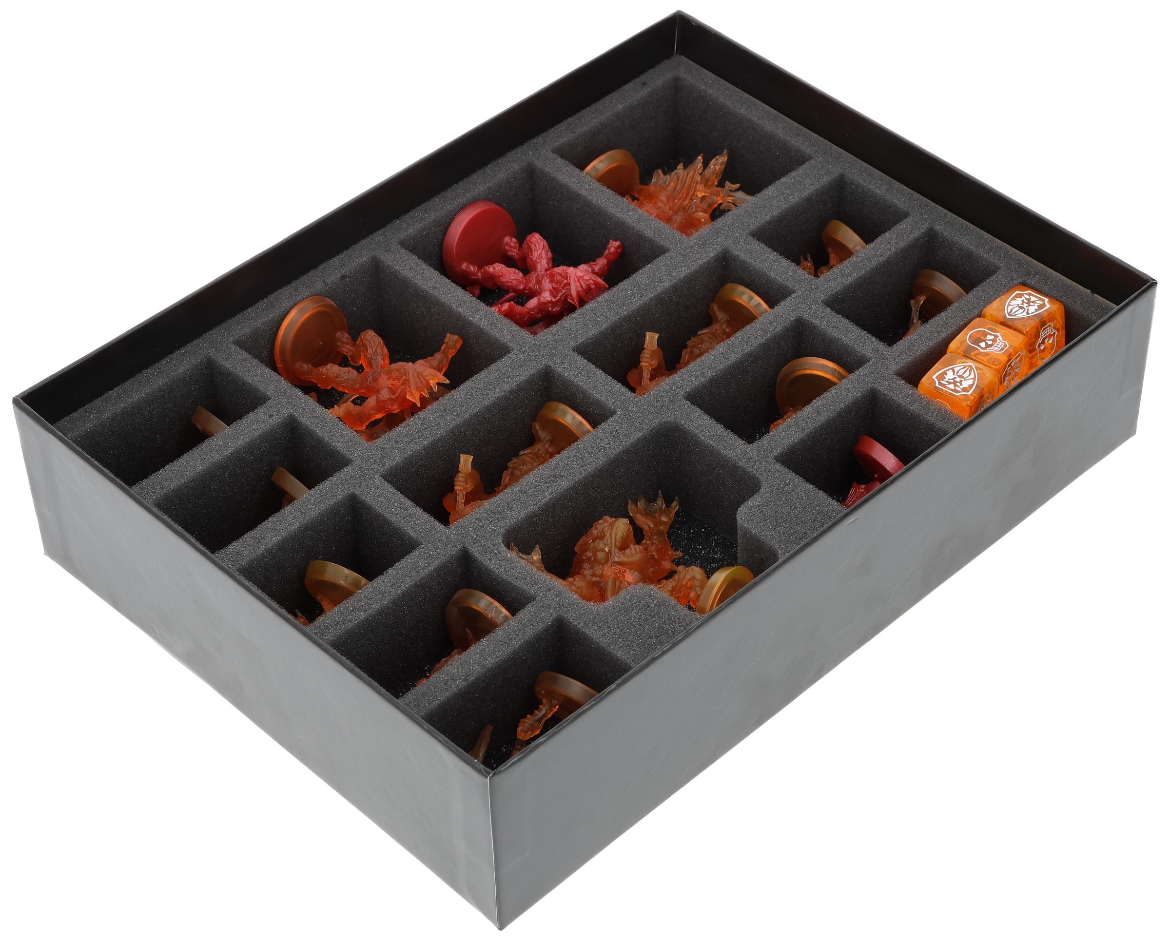 Feldherr foam set with card holders for HeroQuest (2021) - Prophecy of Telor - board game box ...