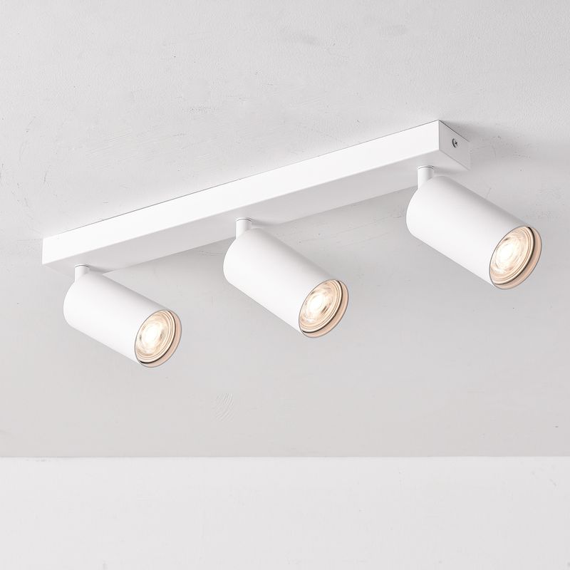 LED 3-flame ceiling lamp Schwernkbar trio matt white | plentyShop LTS