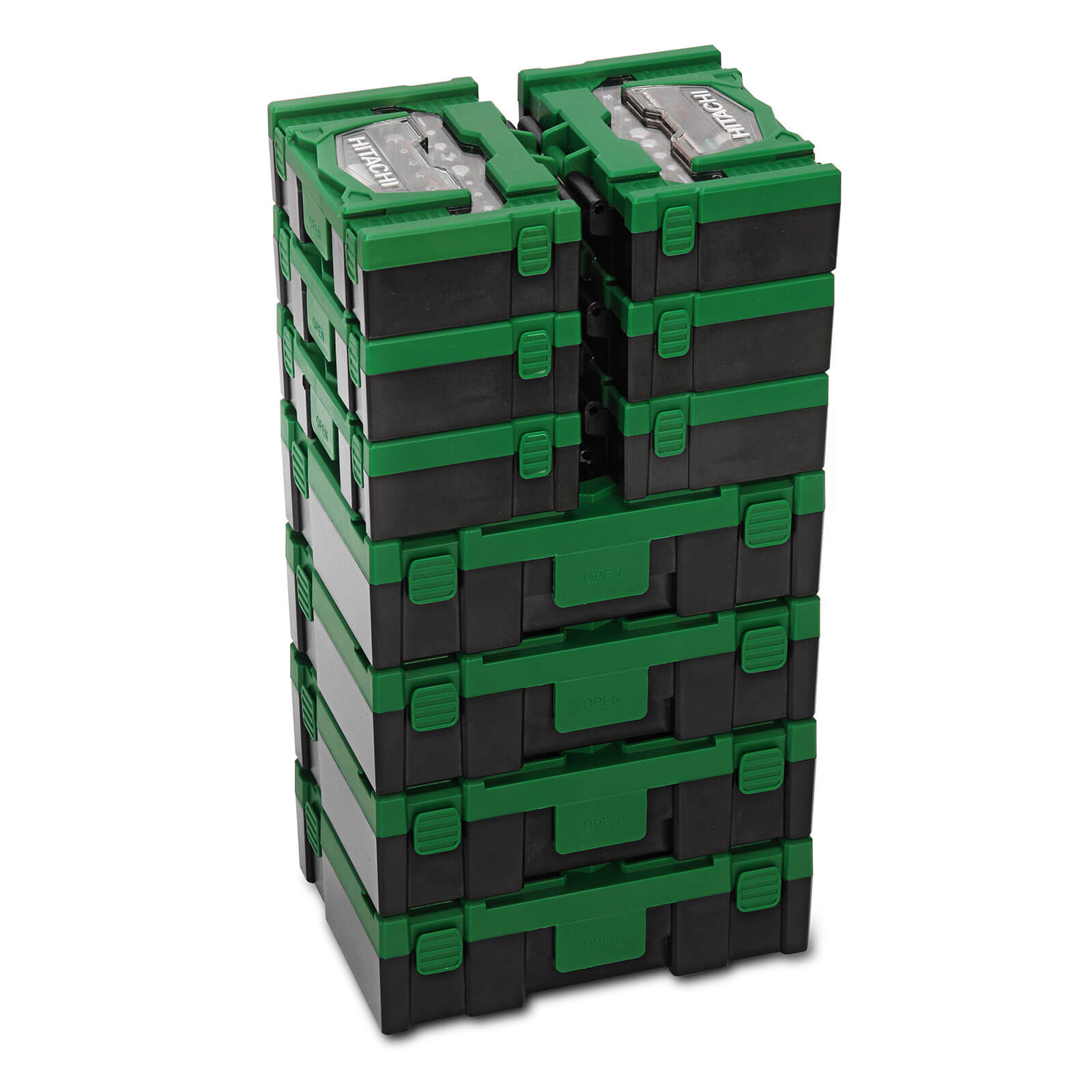 HITACHI HiKOKI Bit-Box 31-teilig (Box II) stapelbares Boxensystem | eBay