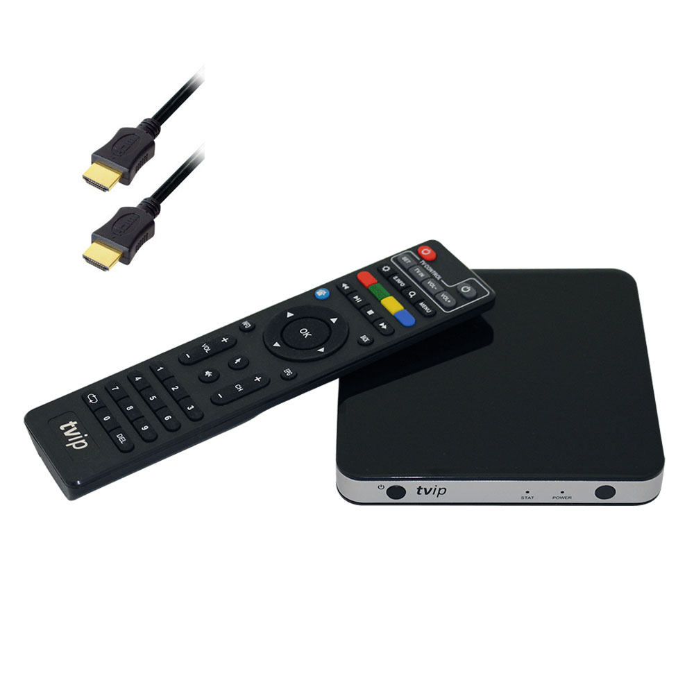 TVIP S-Box v.605 IP Mediacenter SmartTV IPTV OTT Multimedia Streamer ...