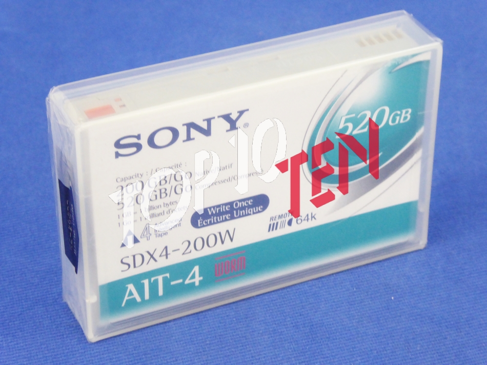 Sony SDX4-200W AIT-4 Data Cartridge WORM 200GB/520GB