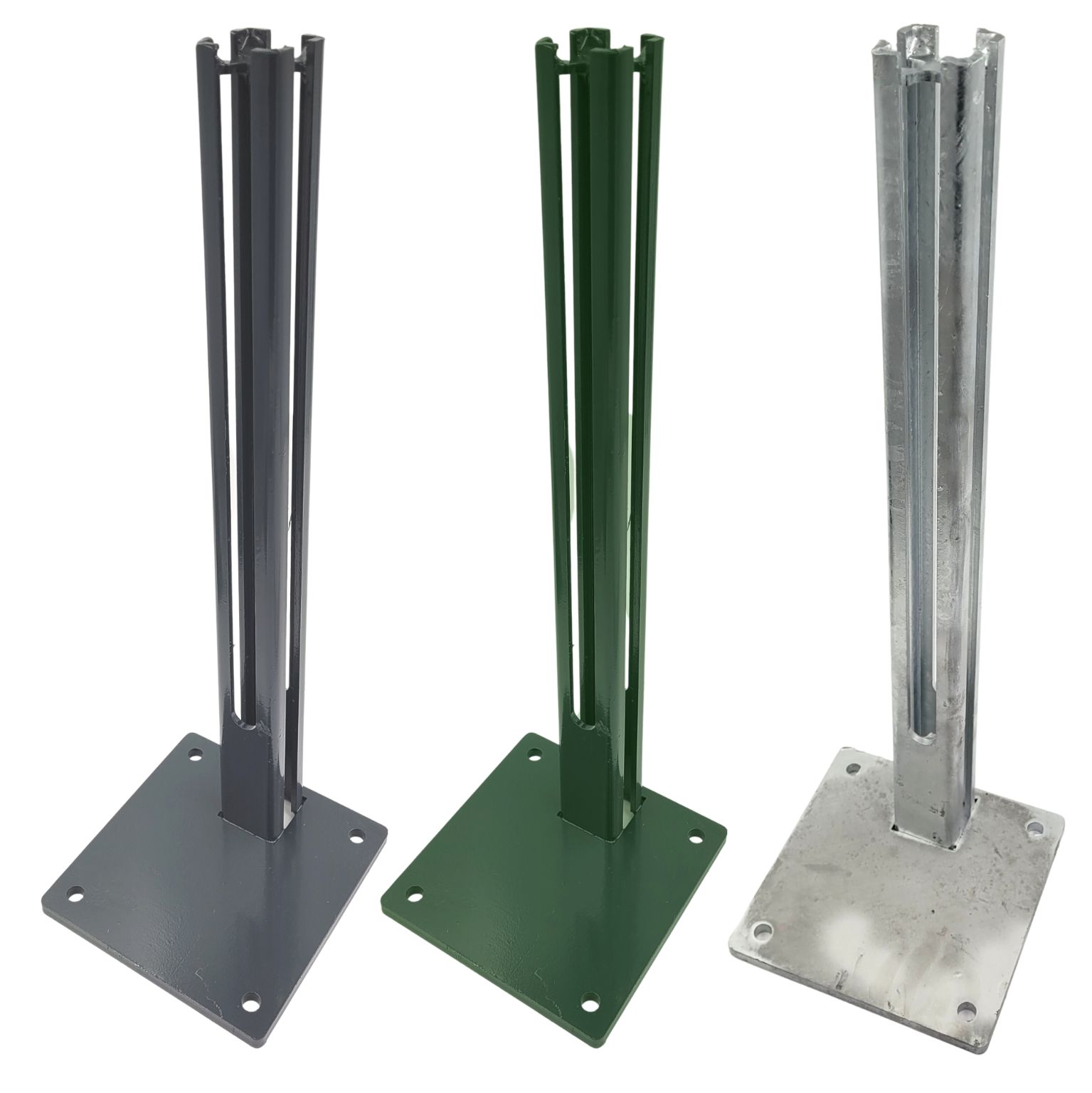 Fußplatte für Torpfosten 60 x 60 mm | ZFH24