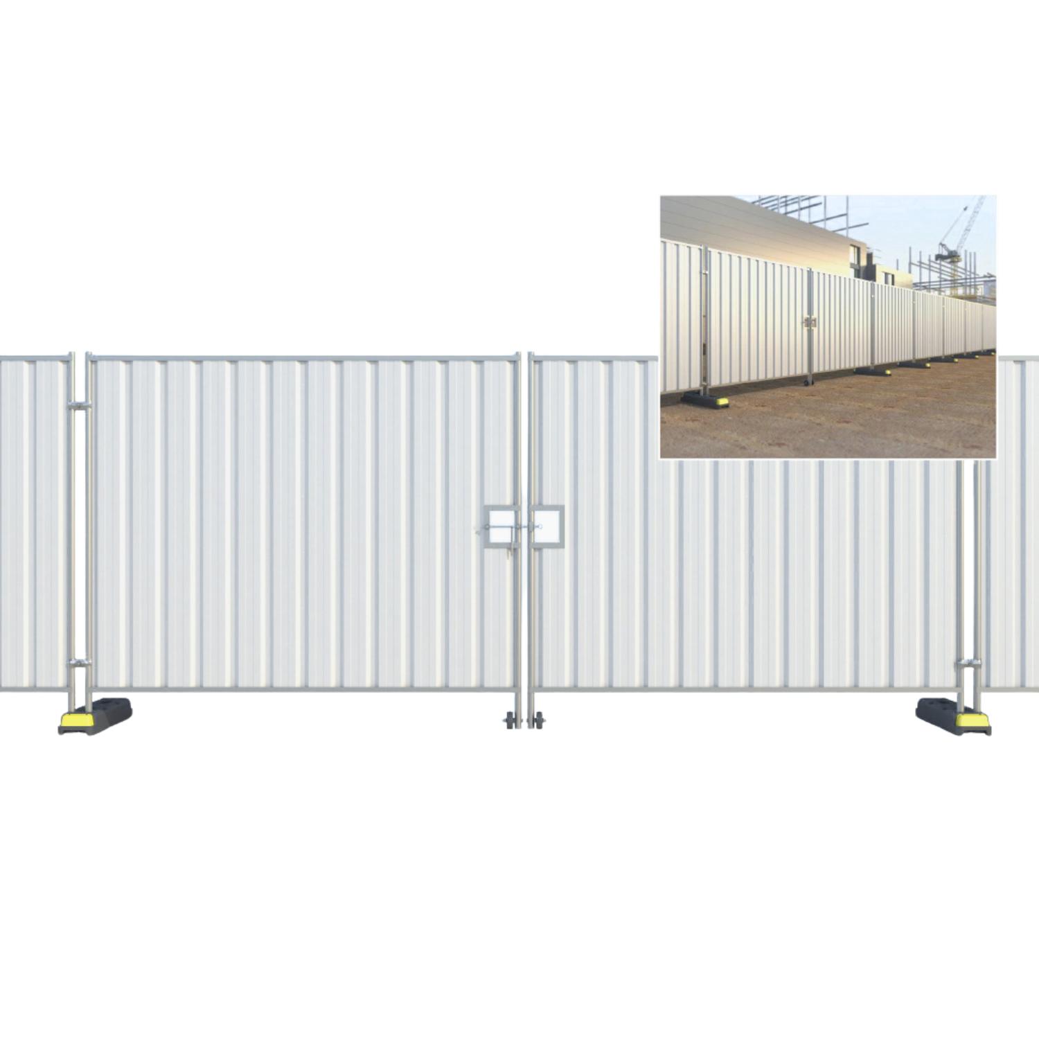 Bauzaun LKW-Tor aus Profilblech | ZFH24