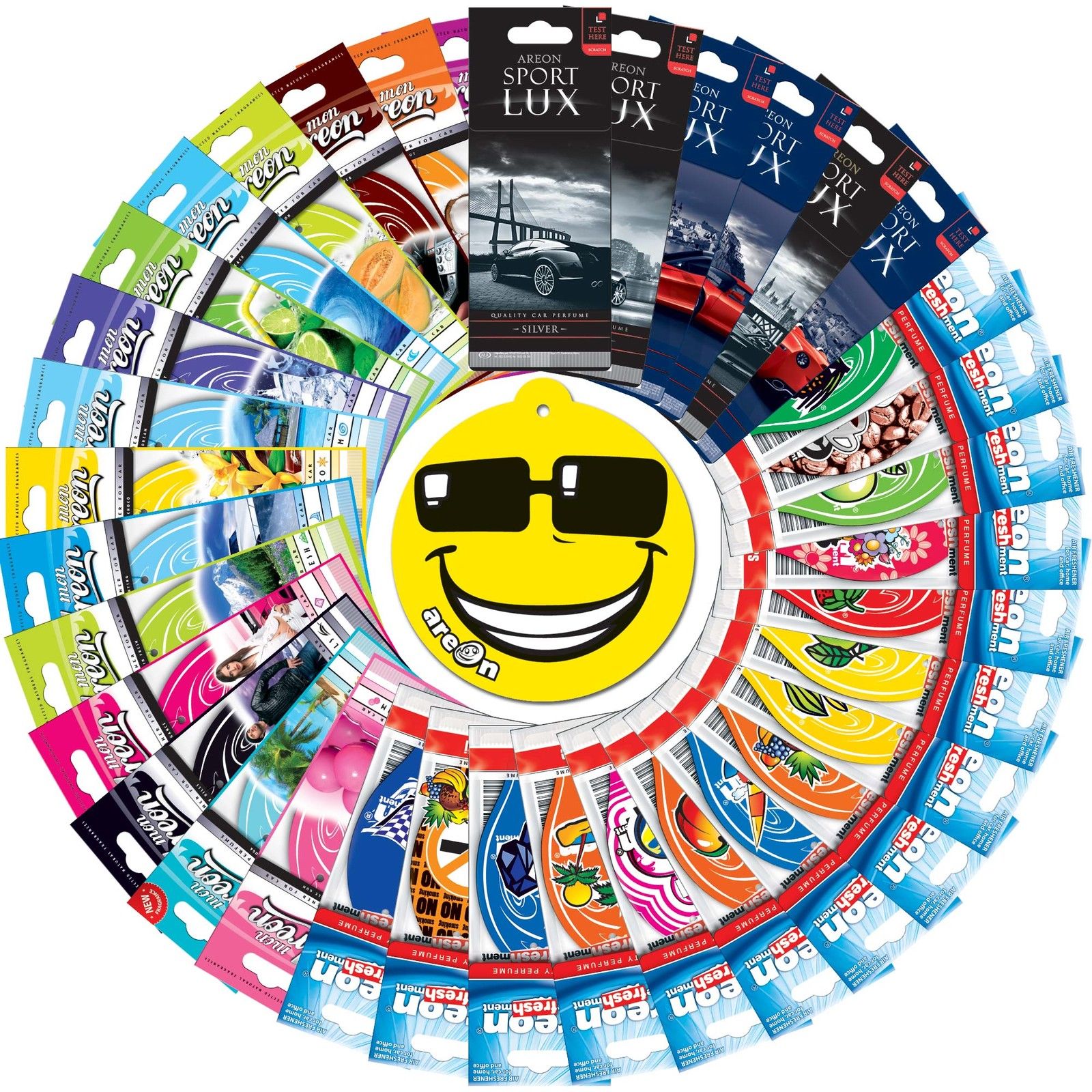 3 x Original Areon Lufterfrischer Duftbaum mit der Dufrichtung: (Freie ...