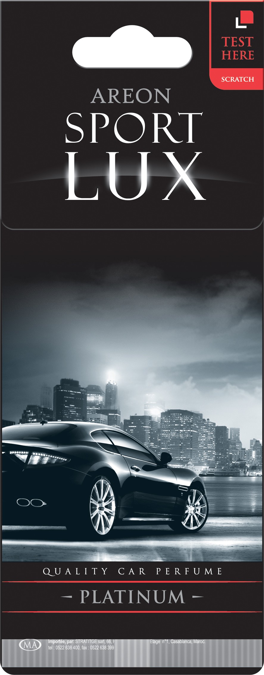 10x Original Areon Duftbaum Lufterfrischer Auto SPORT LUX Platin ...