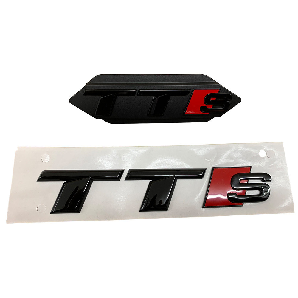 Original Audi TTS TT Black Edition Emblem Schriftzug Logo Emblem ...