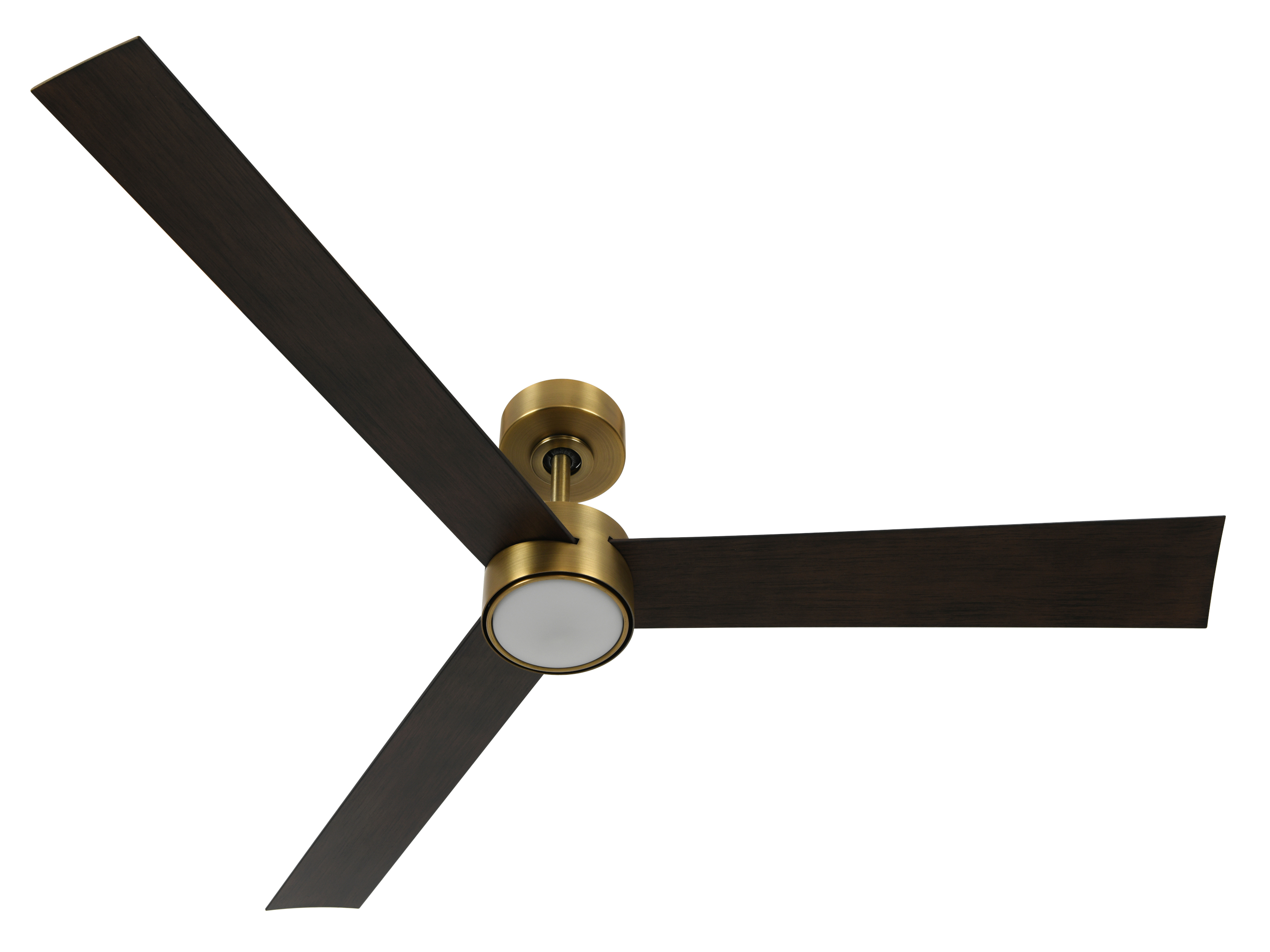 DC Ceiling Fan Climate IV Brass with LED & Remote | Home & Commercial ...