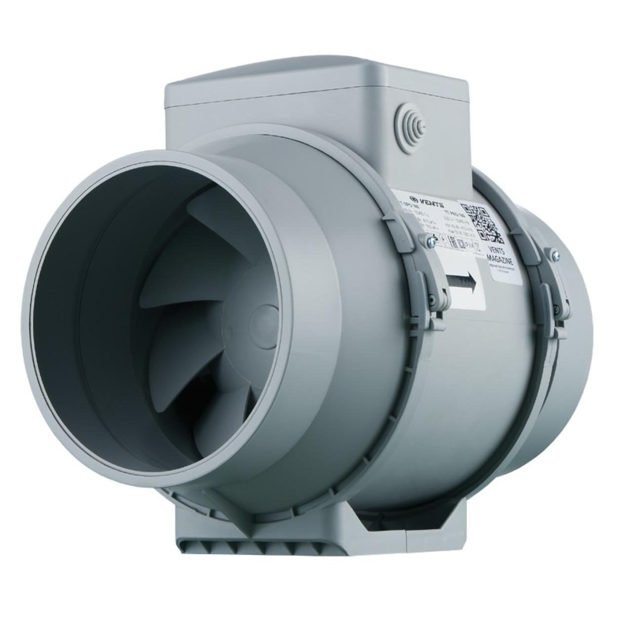 Mixed-flow inline fan Vents TT Pro 160 V with speed controller | Home ...