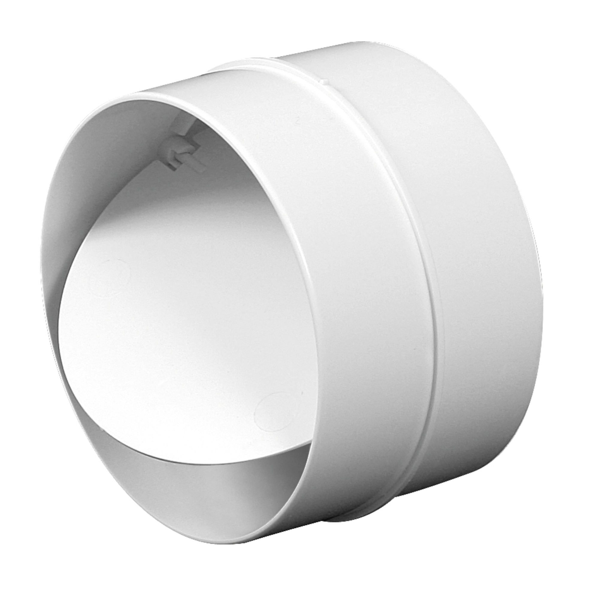 Round duct connector with return valve Circular-V PVC 150 mm | Home ...