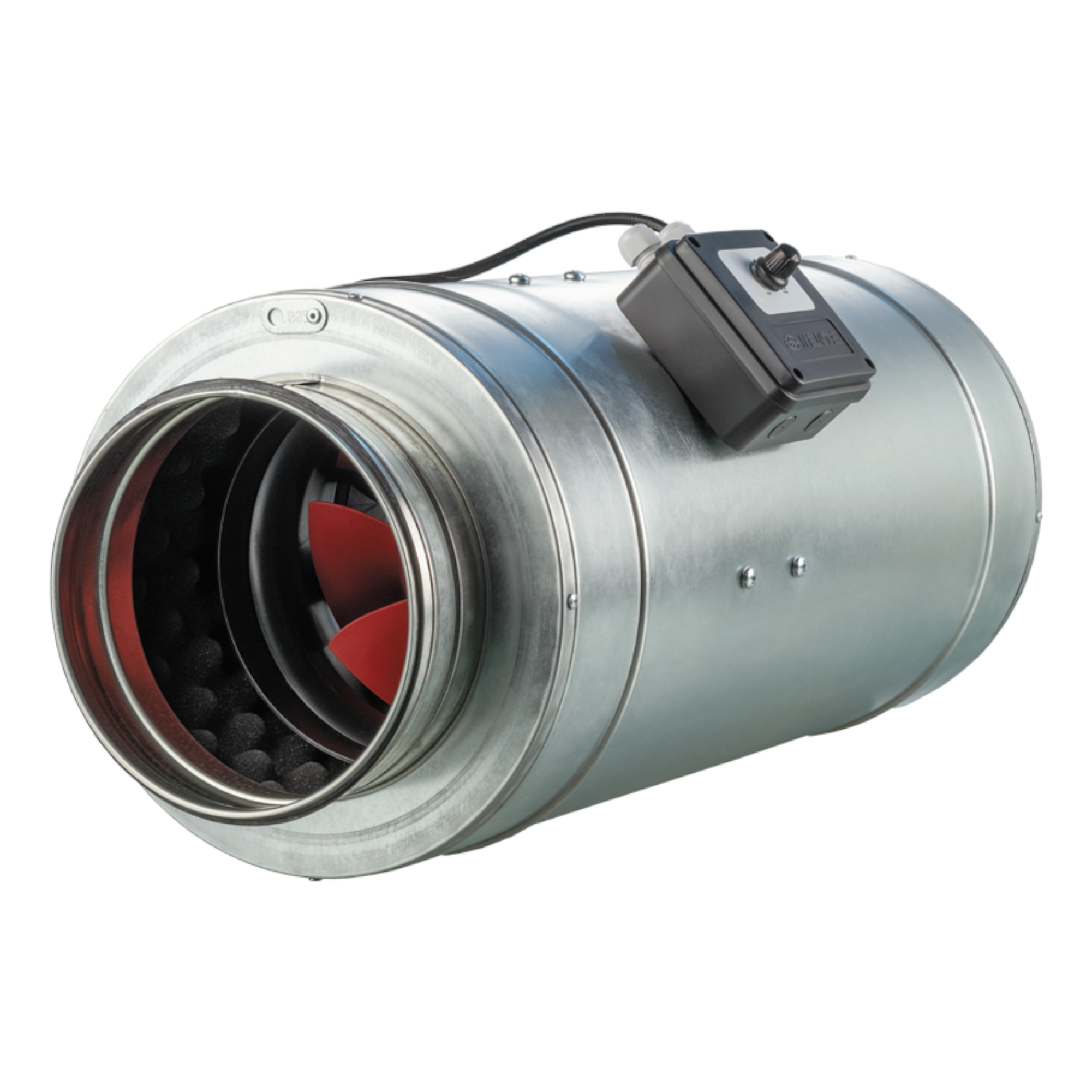 Sound-insulated inline fan with speed controller Boost-I 200 V | Home ...