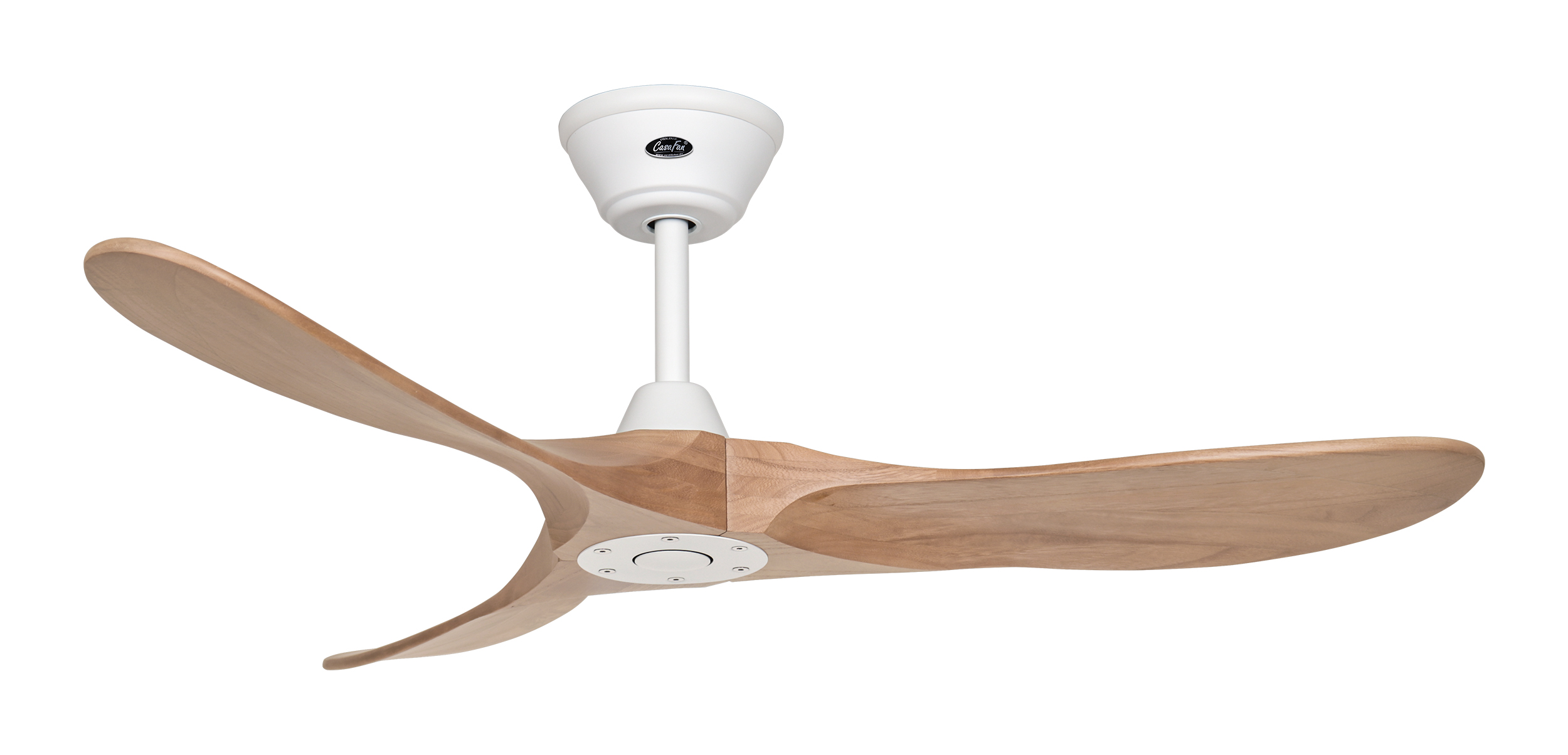DC Ceiling Fan Eco Genuino White / Oak 122 | Home & Commercial Heaters ...