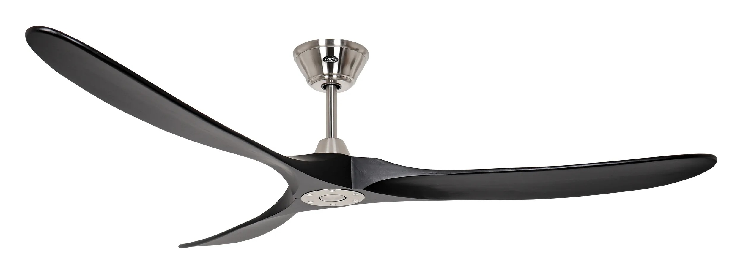 Energy-saving ceiling fan with remote control Eco Genuino Brushed ...