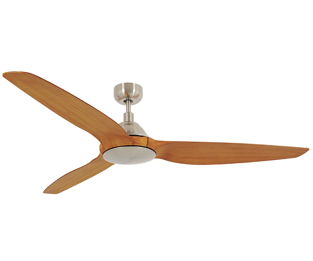 Chrome Ceiling Fan With Light | Shelly Lighting