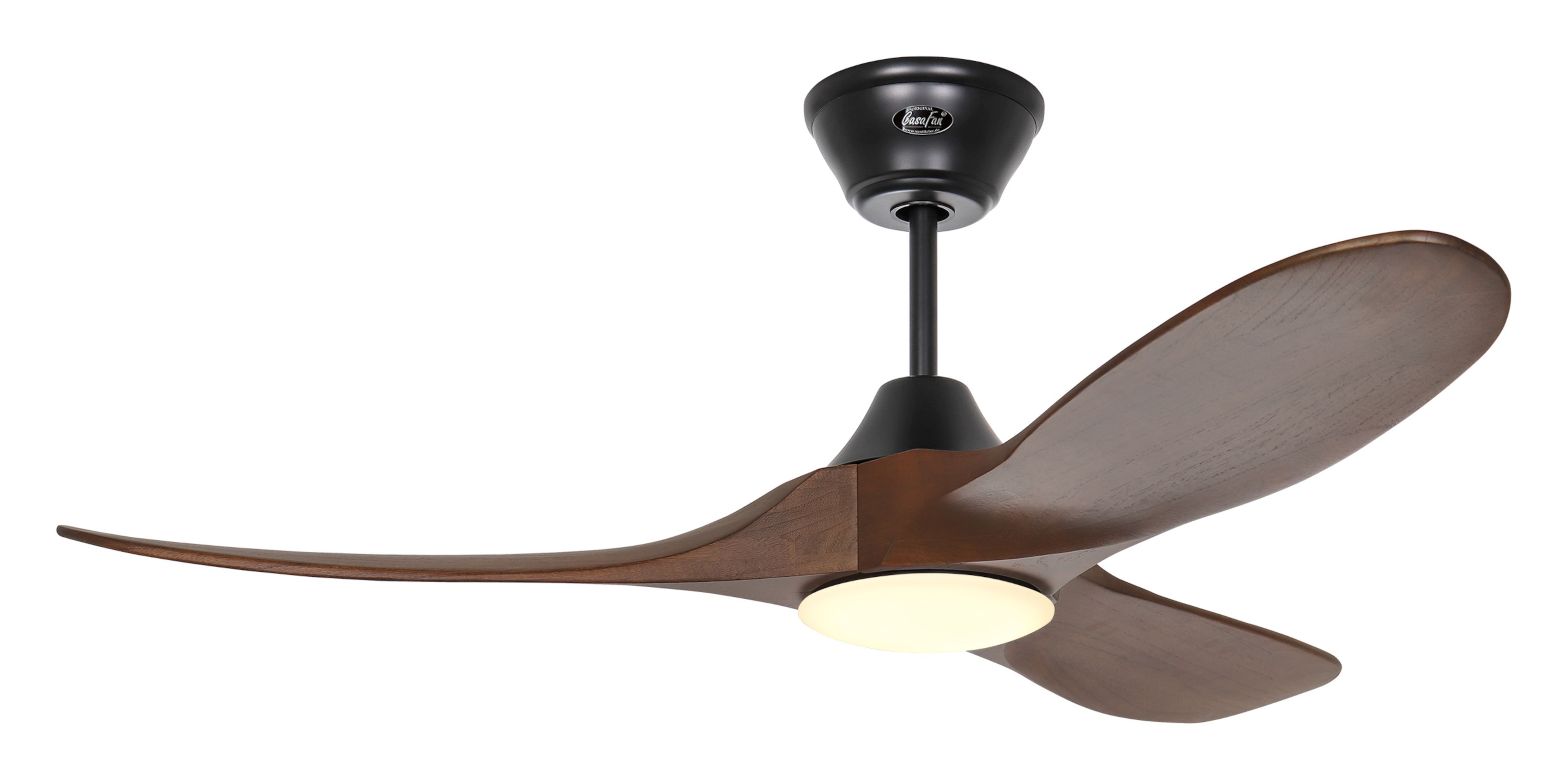 Energy-saving ceiling fan with LED lighting and remote control Eco ...