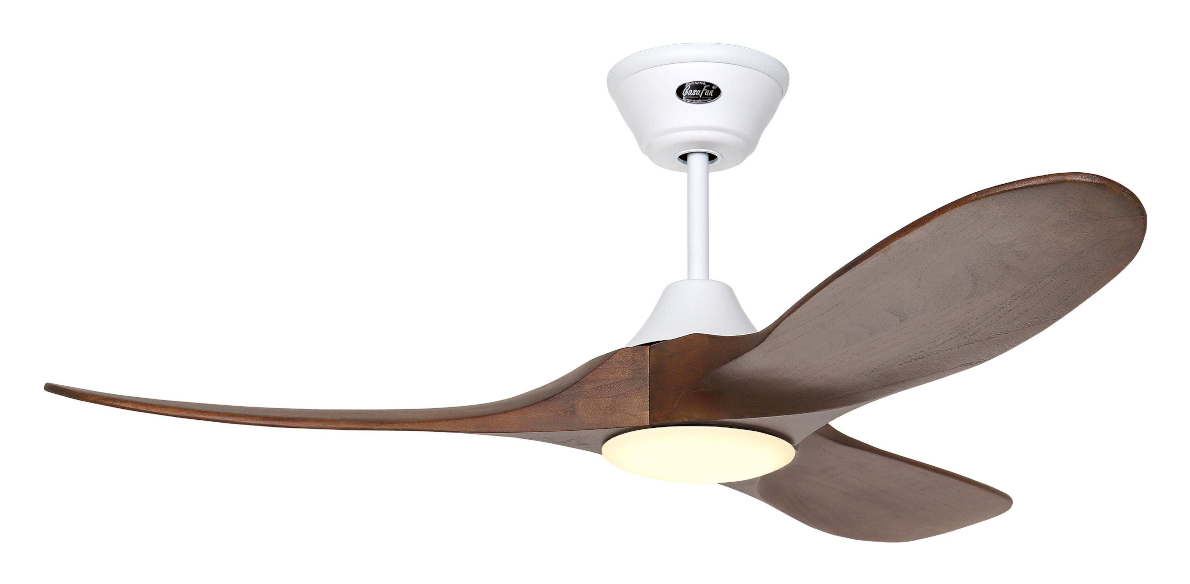 Energy-saving ceiling fan with LED lighting and remote control Eco ...