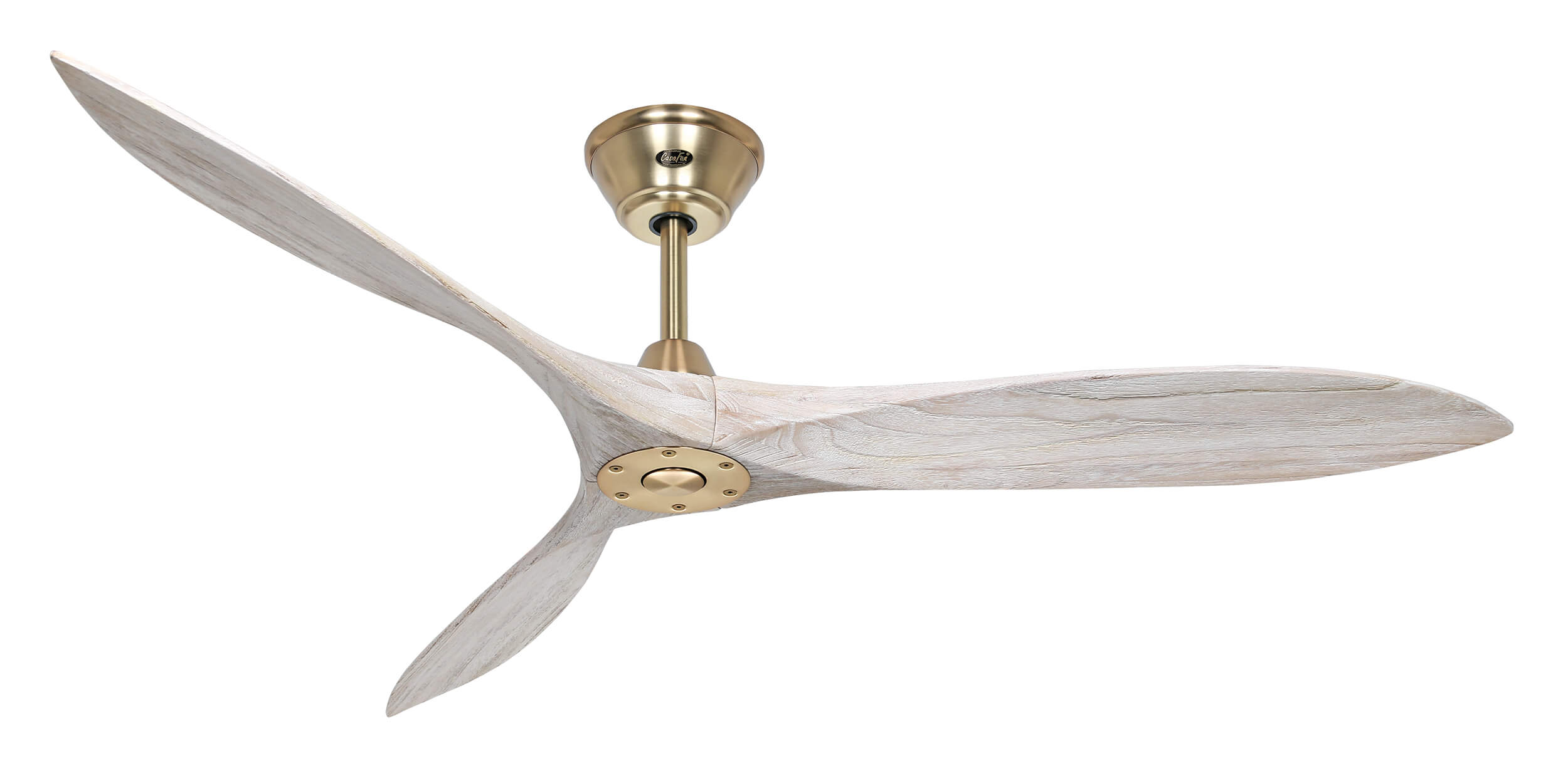 DC Ceiling Fan Eco Airscrew Brass / Brushed White | Home & Commercial ...