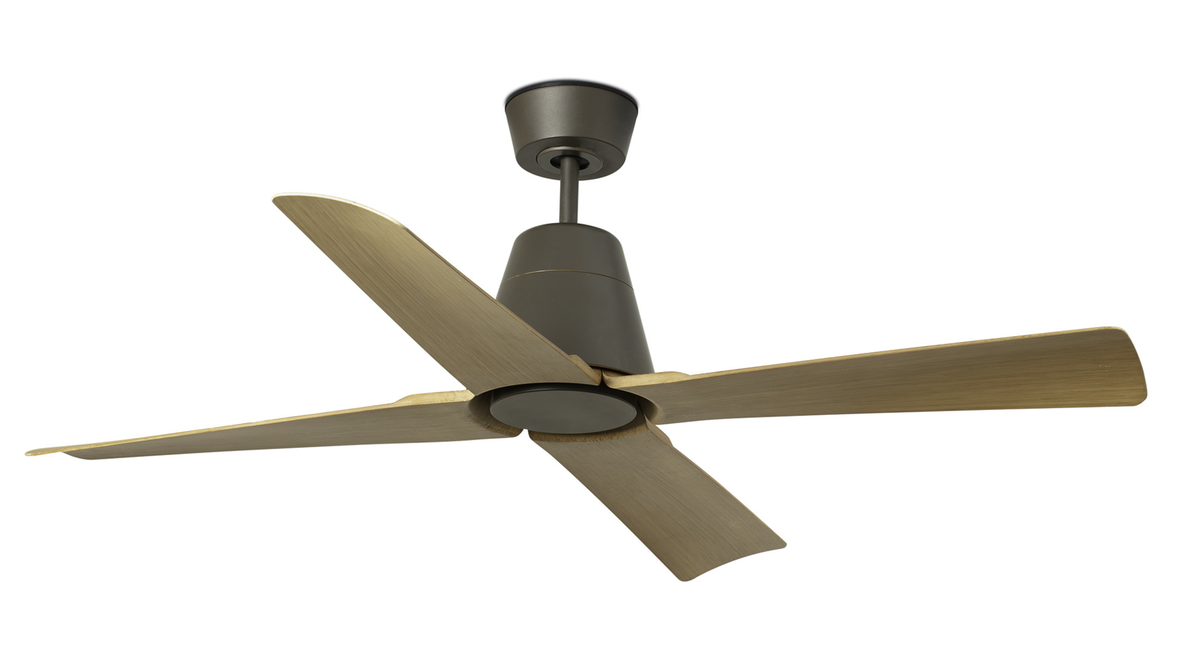 Outdoor DC Ceiling Fan Typhoon Wood with Remote | Home & Commercial ...