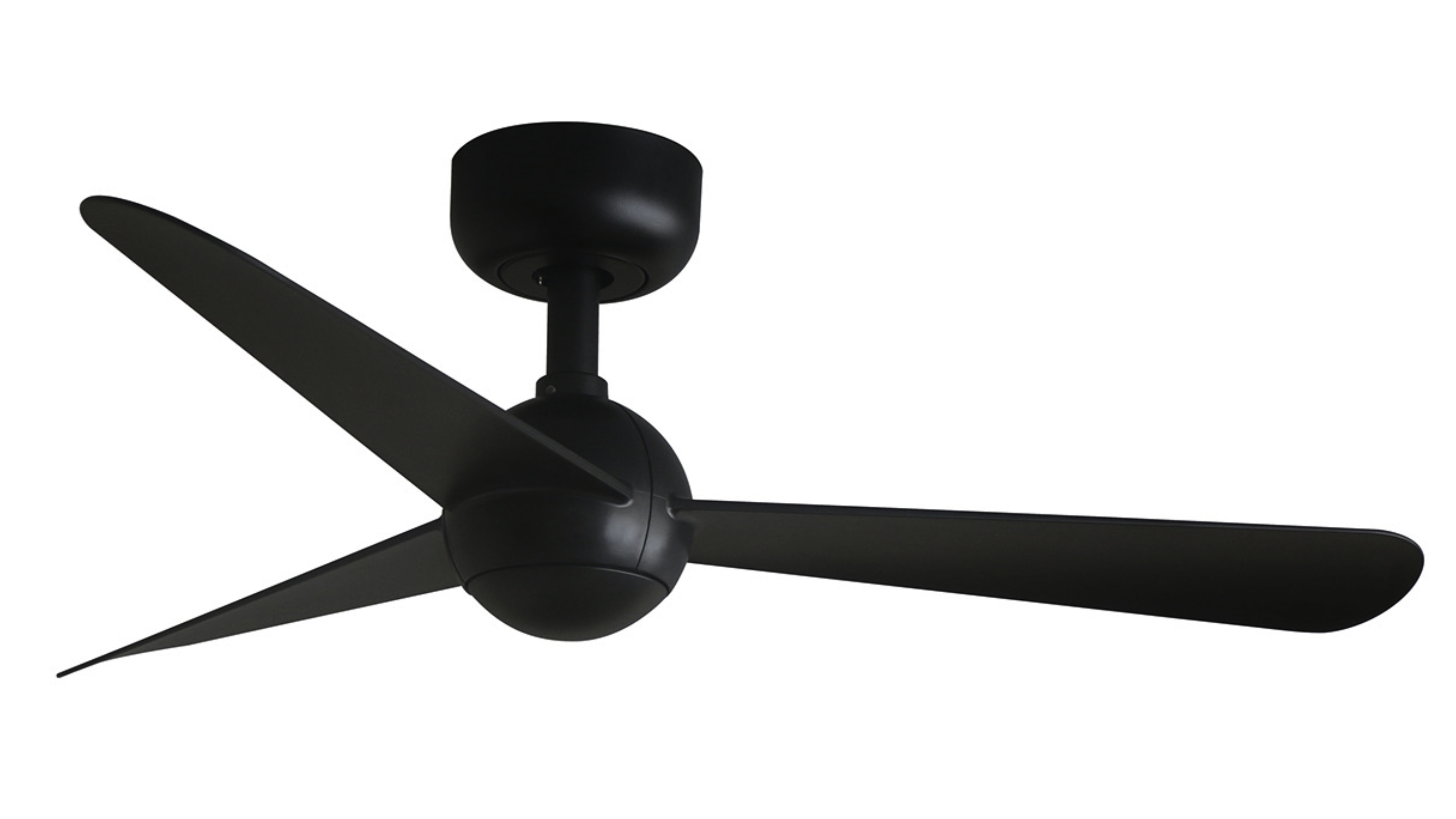 Energy-saving ceiling fan with remote control Sfera S Black | Home ...