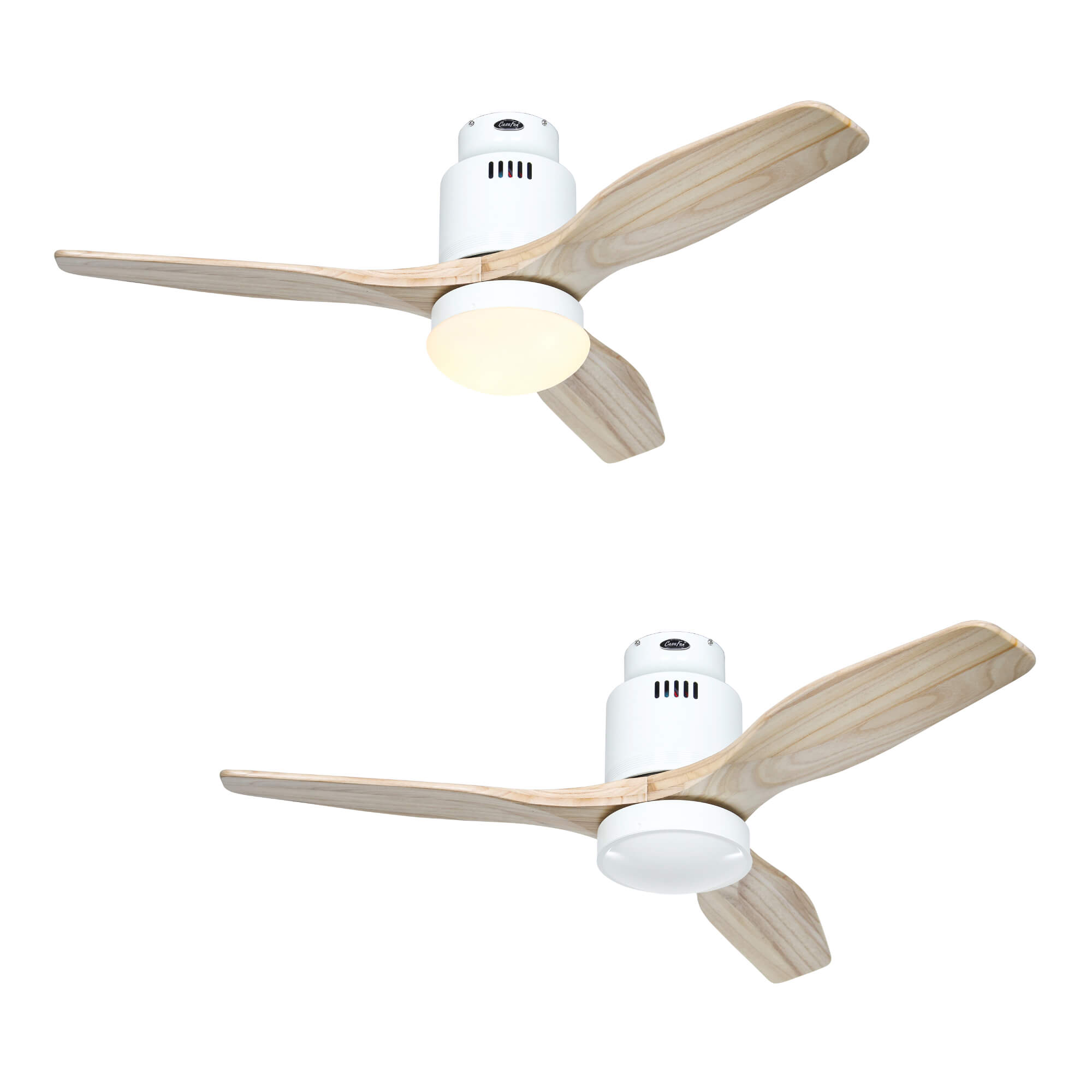 DC Ceiling Fan Aerodynamix Eco 112 WH / Natural Wood | Home & Commercial Heaters, Ventilation ...