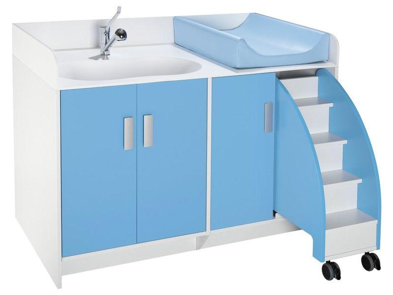 Table à langer avec escalier | Fournicreche.fr