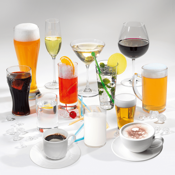 Beverage Milk glass food replica 10 cm | DecoWoerner