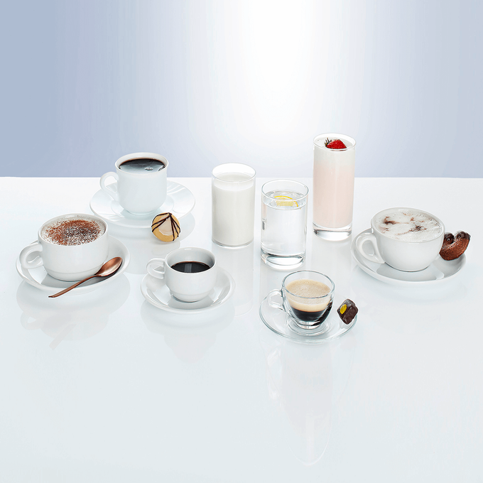 Beverage Milk glass food replica 10 cm | DecoWoerner