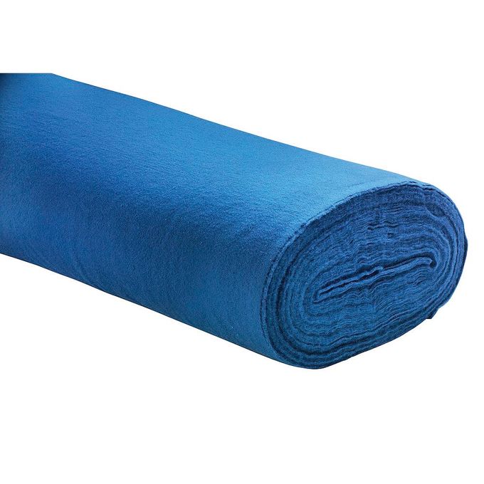 Molleton, larg. 130 cm, bleu roi | DecoWoerner