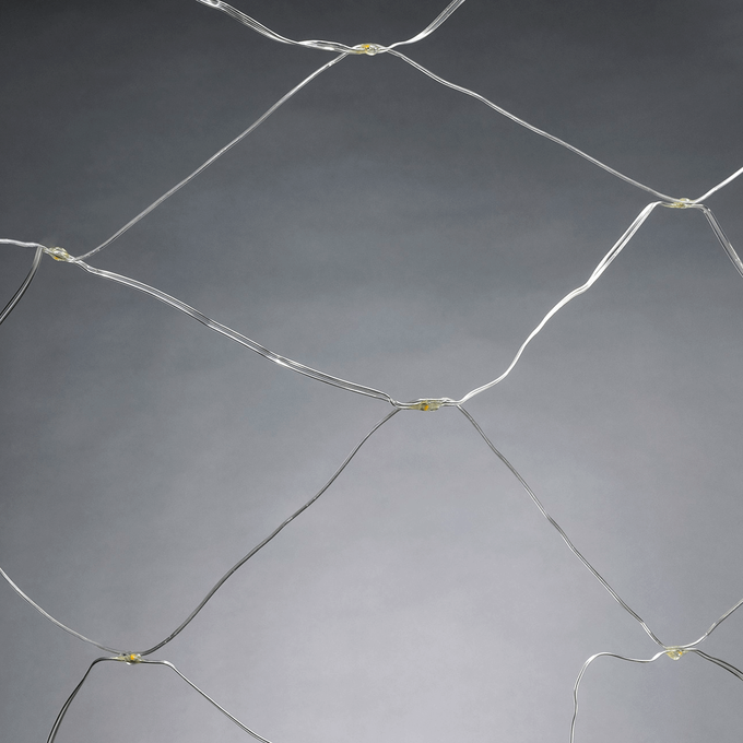 LED light net, clear cable, LED warm, 350 x 30 cm | DecoWoerner