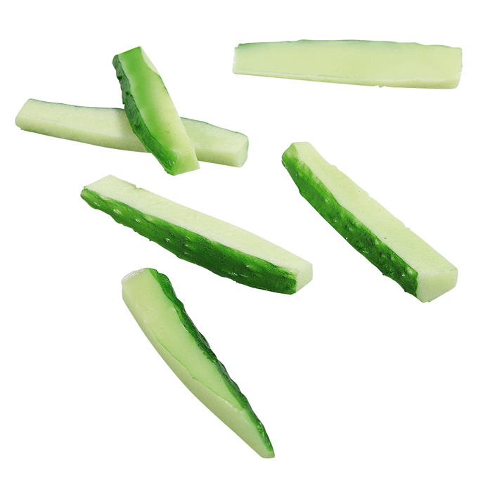 Cucumber sticks food replica, 6 pcs | DecoWoerner