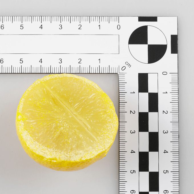 Lemon halves food replica, 3 pcs | DecoWoerner