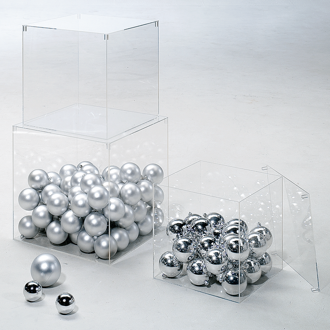 Cube box with lid 30 x 30 cm | DecoWoerner