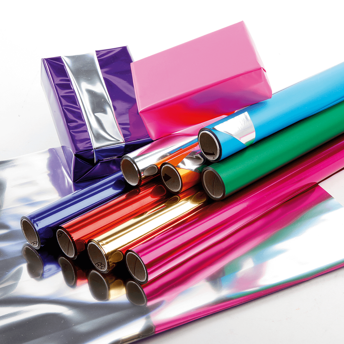 Lumifol metallic foil matt 10 m, silver | DecoWoerner
