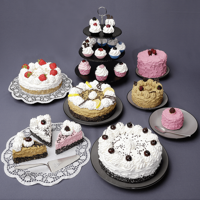 Raspberry pie pieces, set of 2 food dummies 12 cm | DecoWoerner