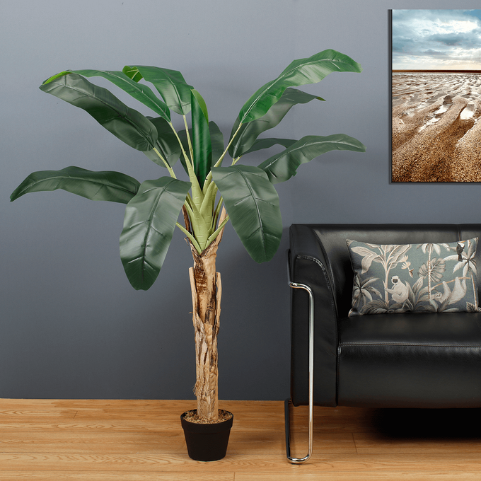Künstlicher Bananen-Baum im Topf 150 cm | DecoWoerner