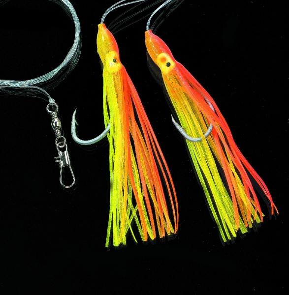 DEGA Octopus-Paternoster mit 2 Seitenarmen orange-gelb | Angeln-Jagen ...