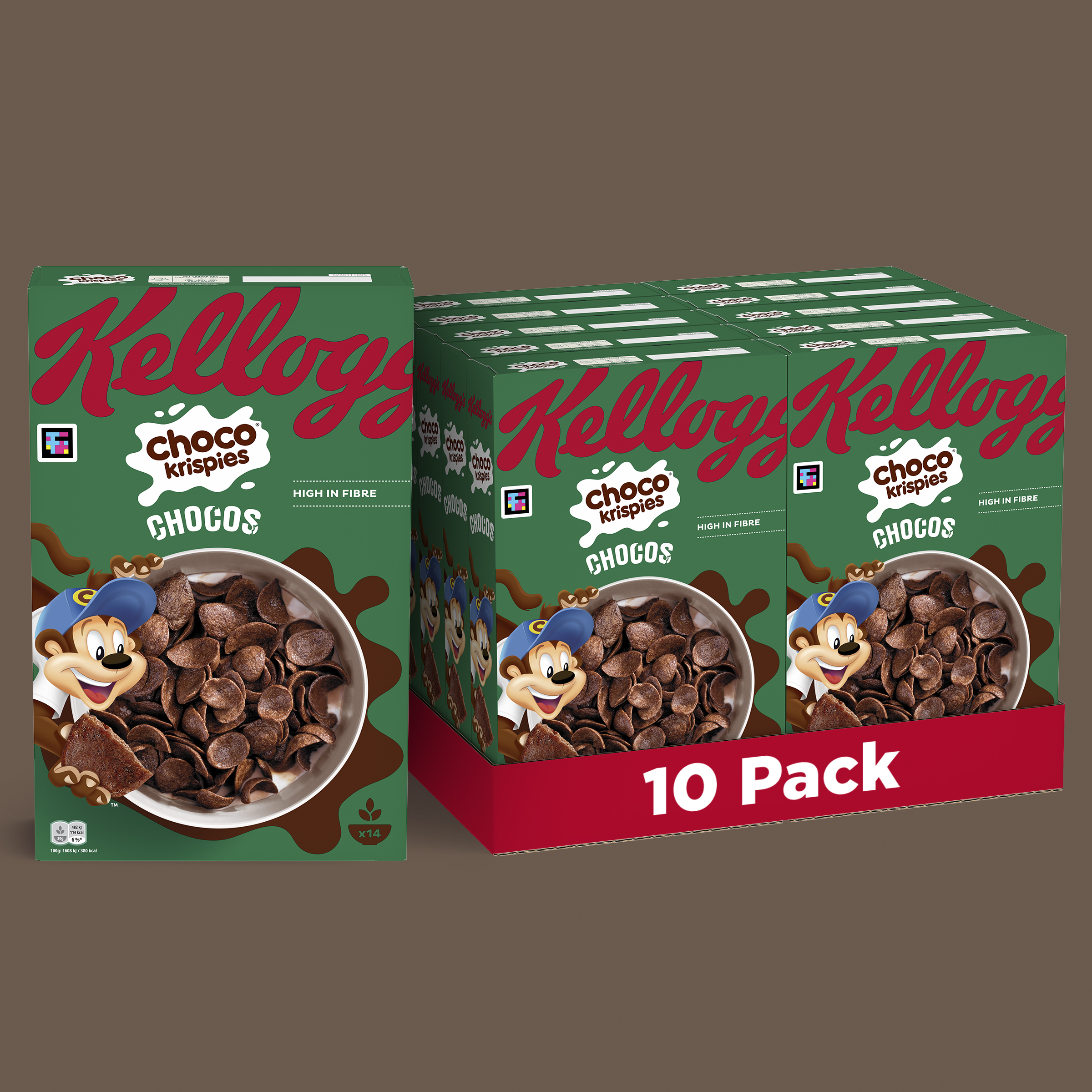 Kellogg's Choco Krispies Chocos - 10x 420g | Standard Shop