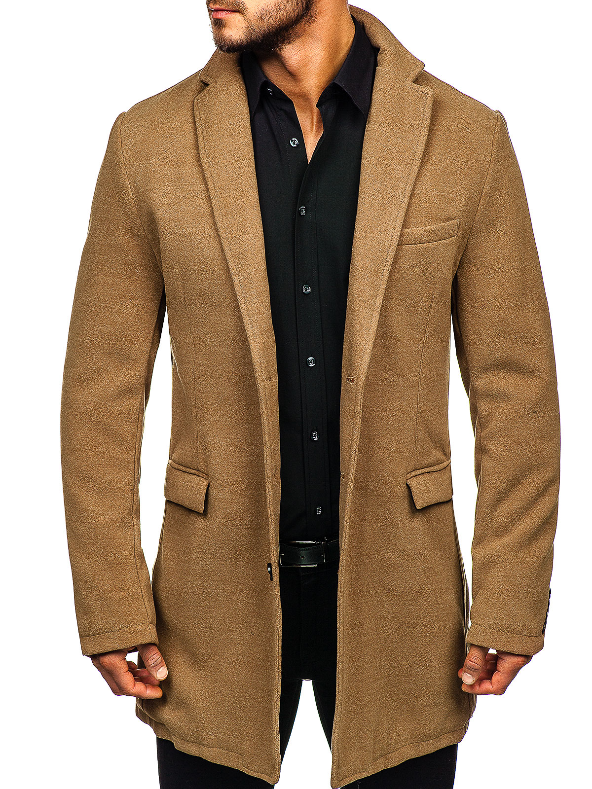 Mantel Übergangsjacke Sakko Coat Casual Jacke Winter Herren Mix BOLF ...