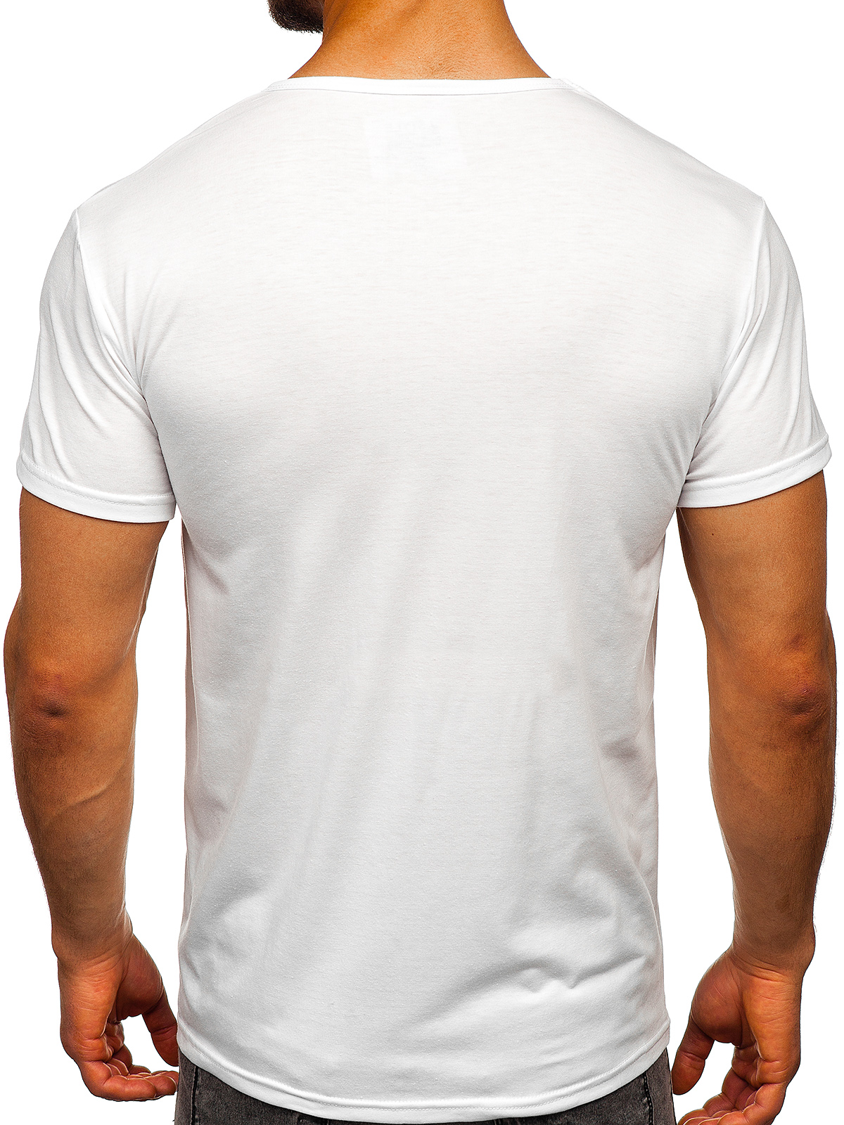 T Shirt Tee Kurzarm Rundhals Slim Fit Casual Classic Aufdruck Herren