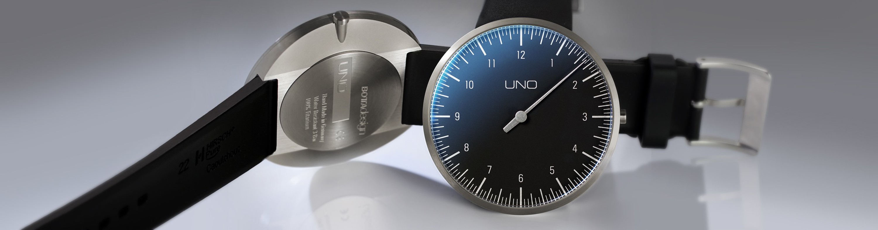 UNO titan Quarz Schwarz