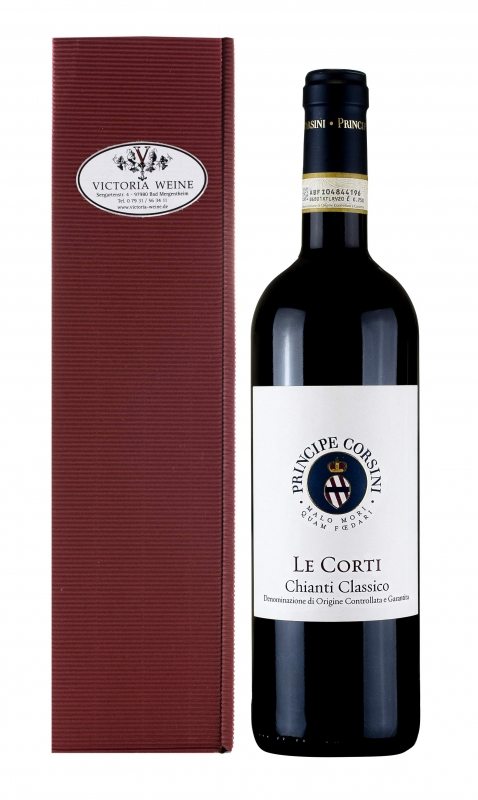 Geschenkpackung Chianti Classico „Le Corti” Principe Corsini in ...