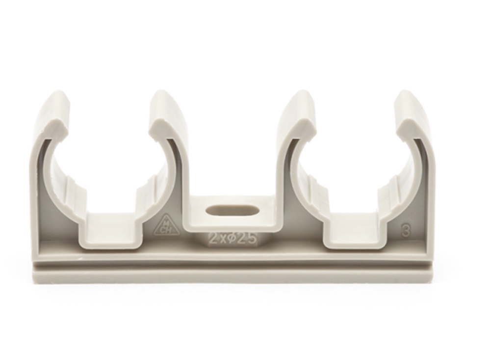 50x Doppel Rohrklemme Rohrhalter Rohrschelle Klemmschelle 16 - 20 - 25 ...