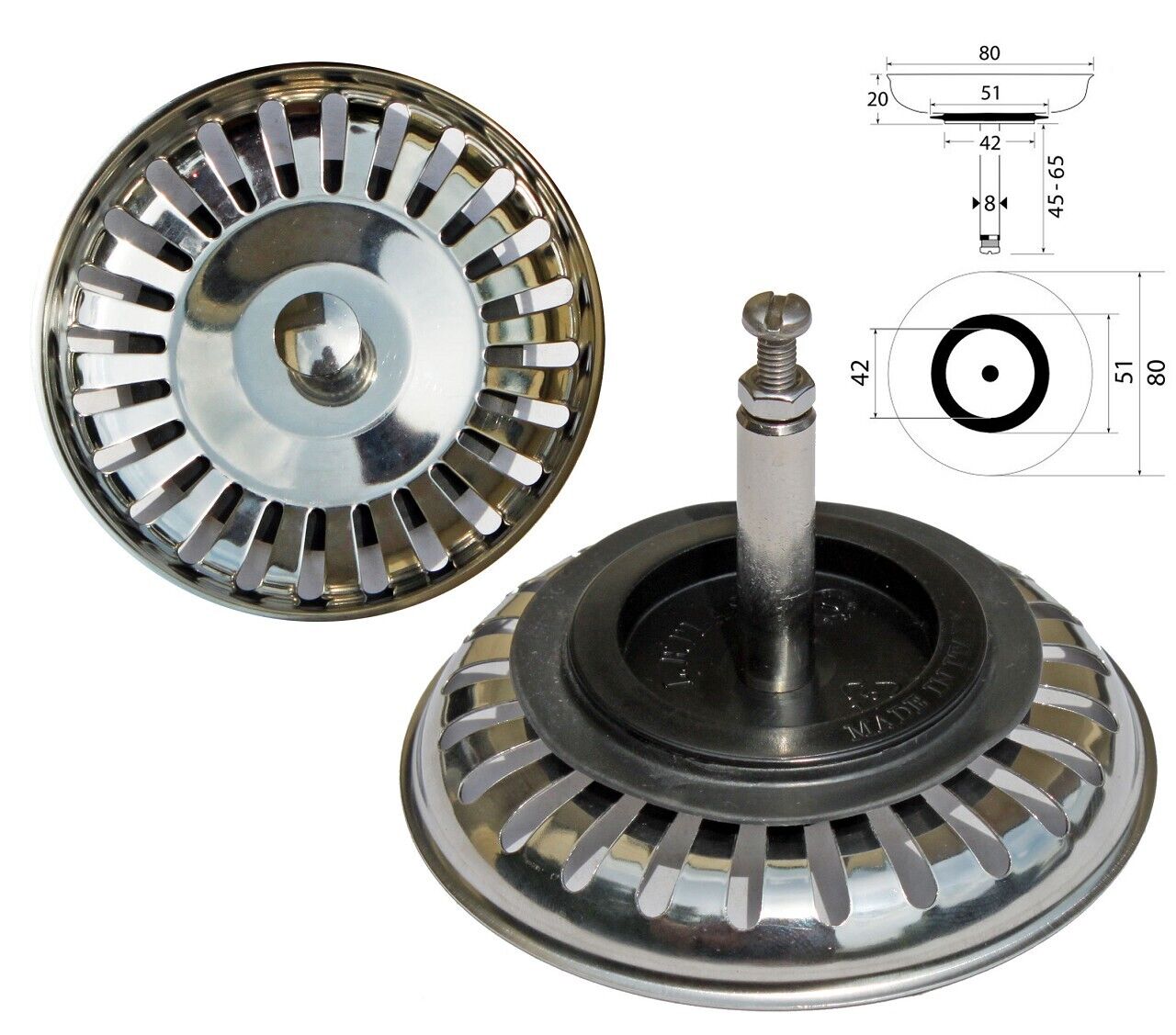 ProKIRA Universal Siebkörbchen 3,5 Zoll, Excenterbedienung | PRORON GmbH