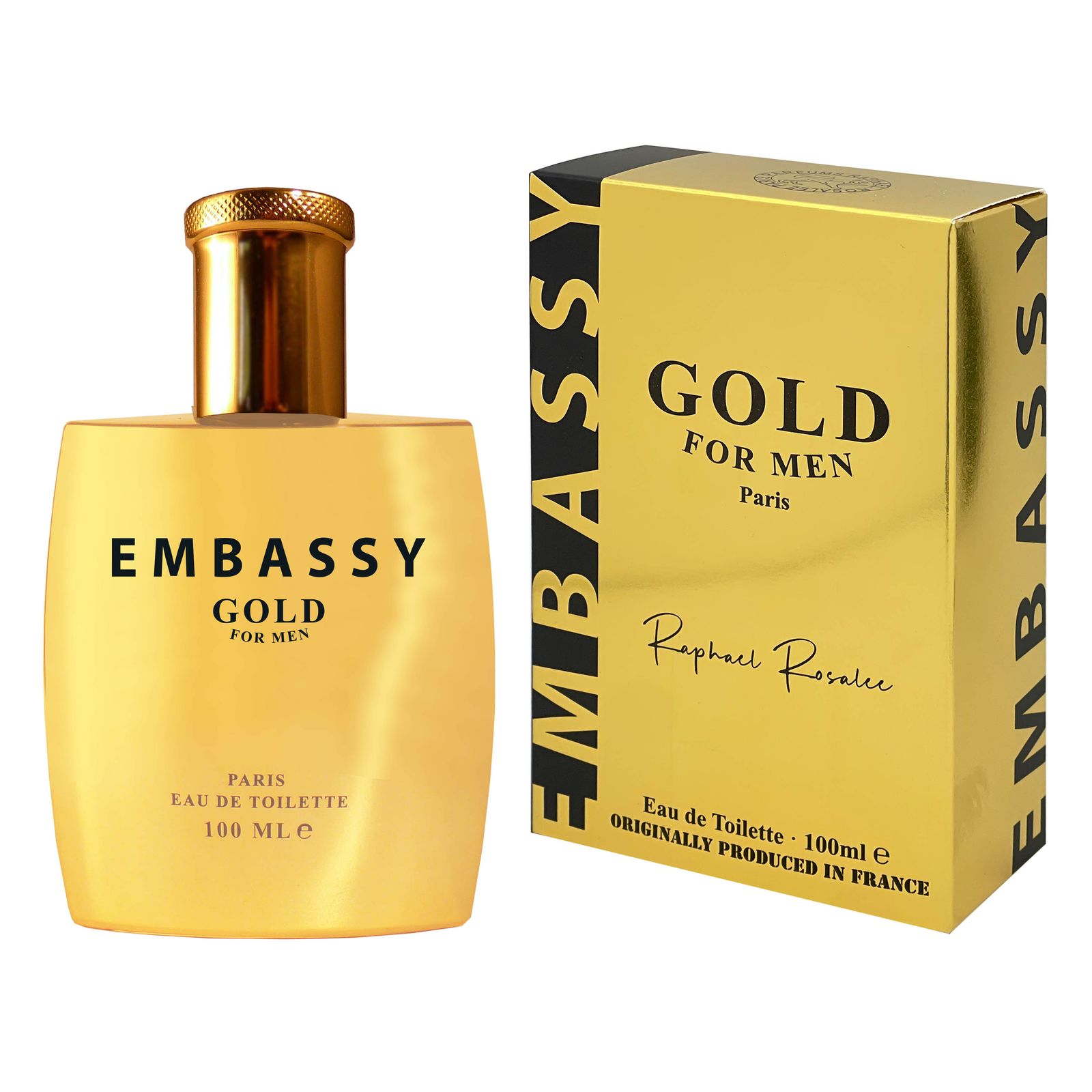 RAPHAEL ROSALEE COSMETICS Embassy Gold homme/men Eau de Toilette 100 ml ...