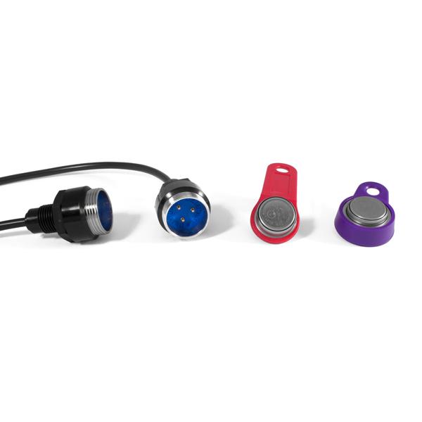 Kontaktiereinrichtung iButton Probe mit Signalfederstiften, ohne LED ...