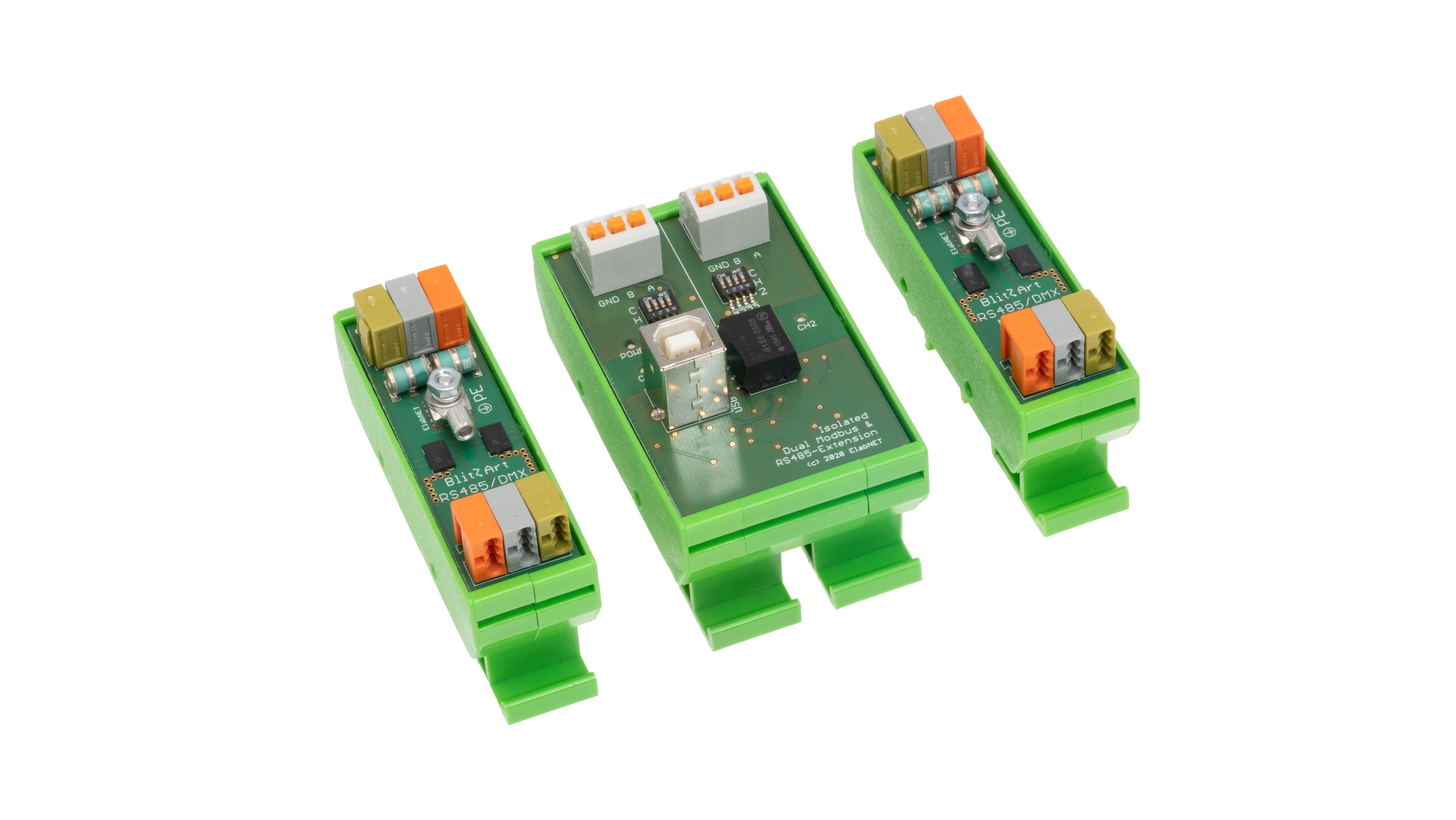 Isolated Dual Modbus RTU Extension | Elaborated Networks GmbH