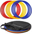 12x Agility rings for coordination training incl. bag | Teamsports.com