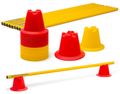 Mini-Pylonen 10 cm - Hürdenset (10 Hürden) | Teamsportbedarf.de