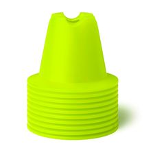 Mini-Pylonen 10 cm (9 Farben) - 10er Set Fussball