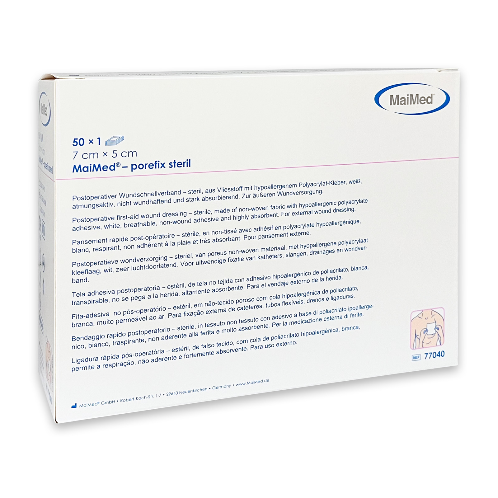 MaiMed® - porefix steril Wundschnellverband | plentyShop LTS