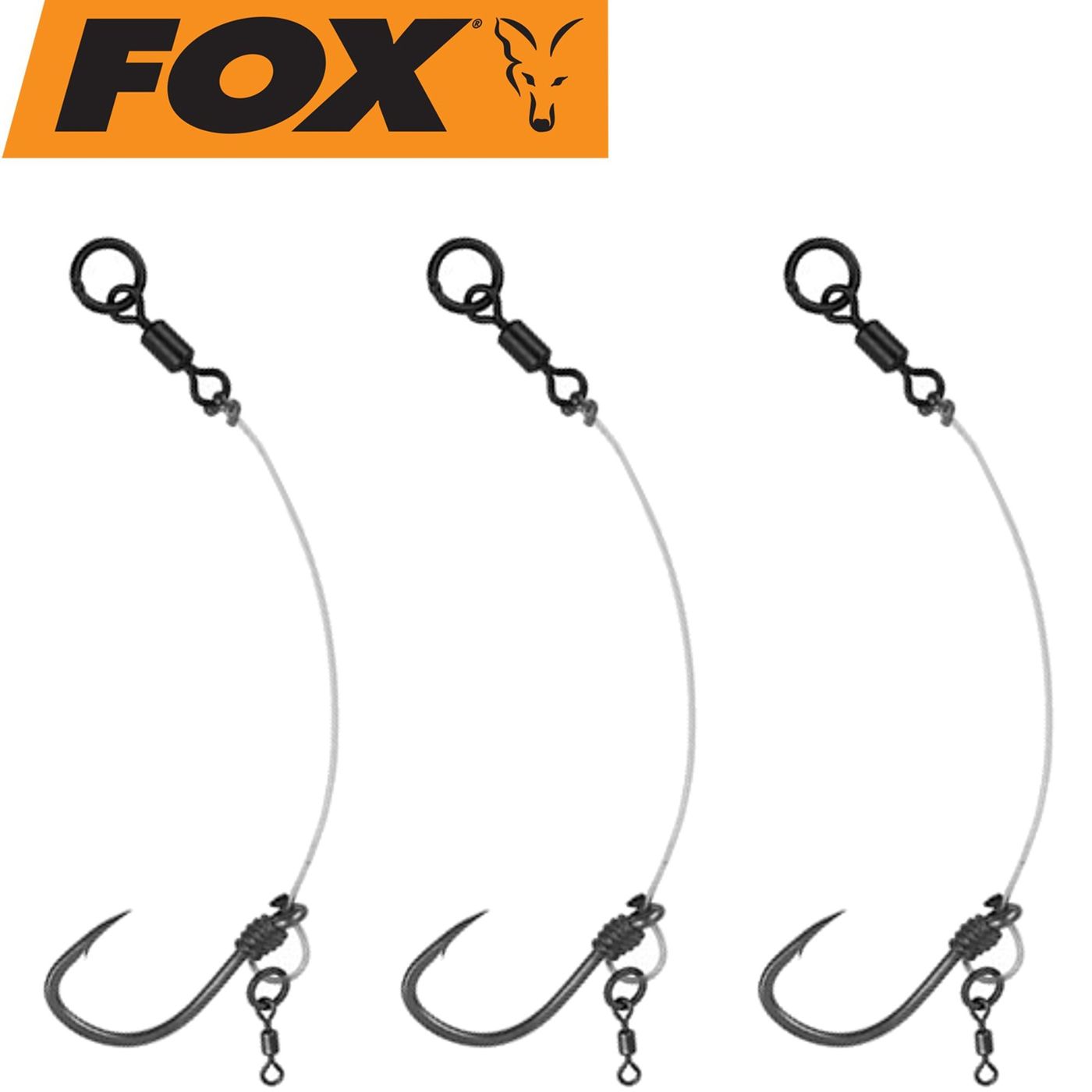 Fox Edge Armapoint stiff rig beaked Chod rigs - 3 Karpfenvorfächer Gr ...